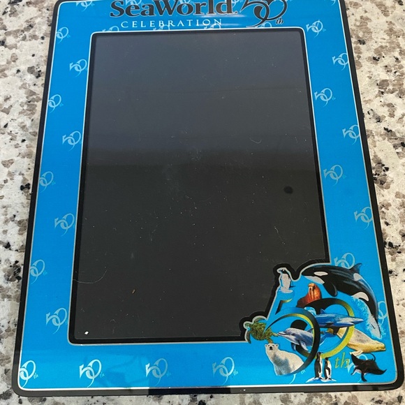 Other | Seaworld 5th Celebration Blue Photo Frame | Poshmark